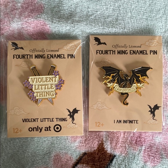 Other | Fourth Wing Enamel Pins Set | Poshmark